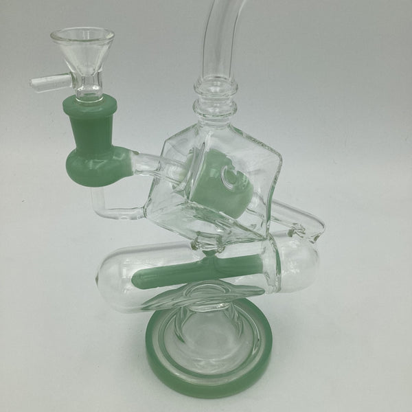 In-line Cube Water Pipe - The Bomb Head Shop