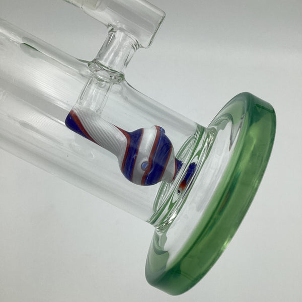 Striped Bubble Water Pipe - The Bomb Head Shop