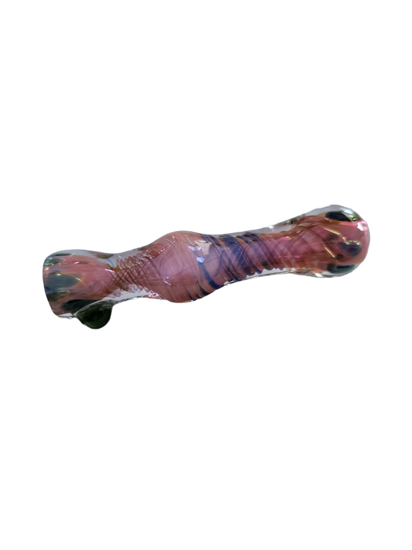 Pink Swirl Chillum - The Bomb Head Shop